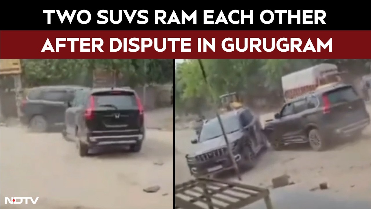 Delhi NCR news | SUV drivers ram each other after road rage, viral ...