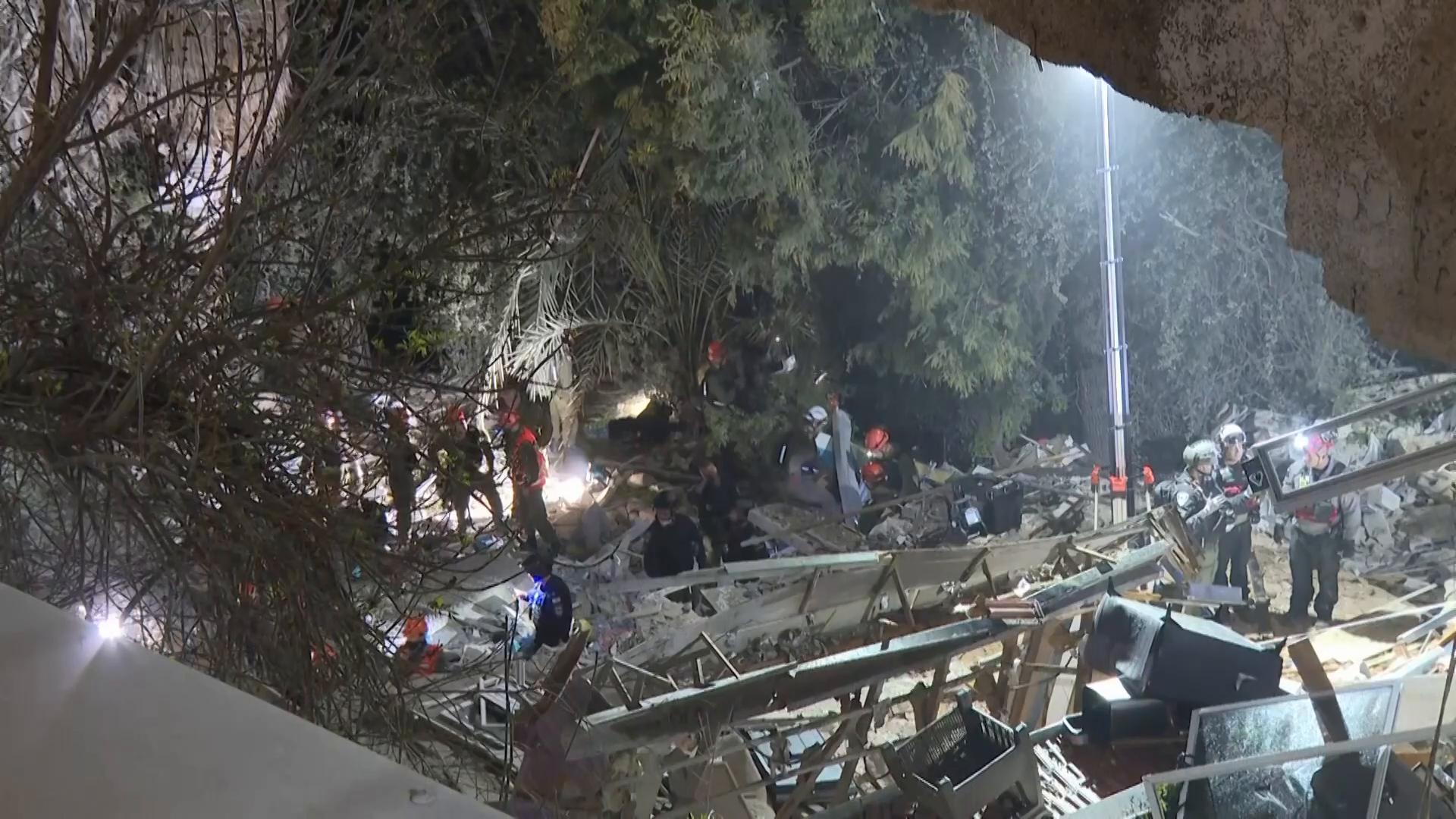 Israel’s rescue services search for people after Iran strikes Haifa ...