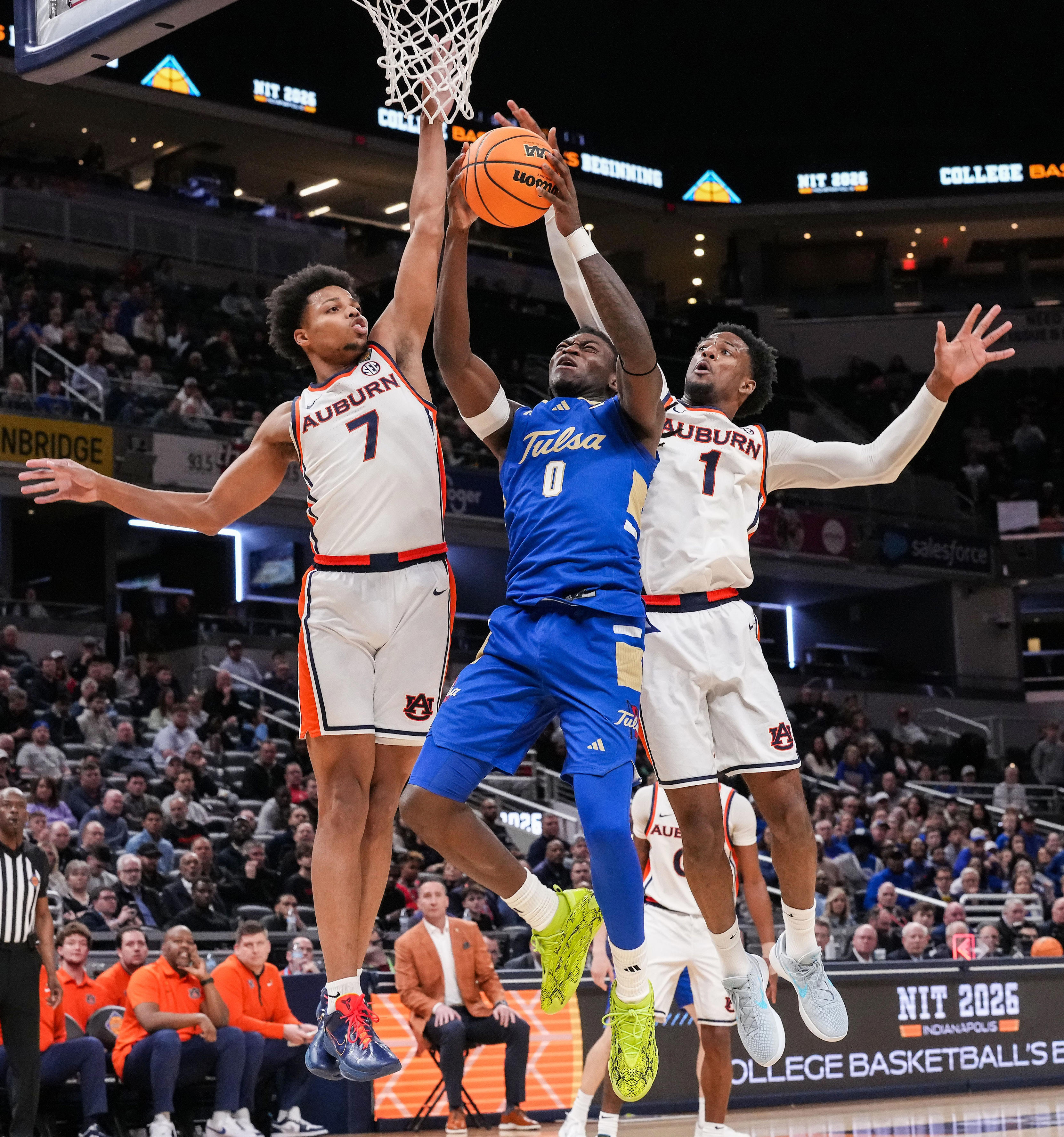 Tulsa basketball falls short in OT vs. Auburn in NIT championship