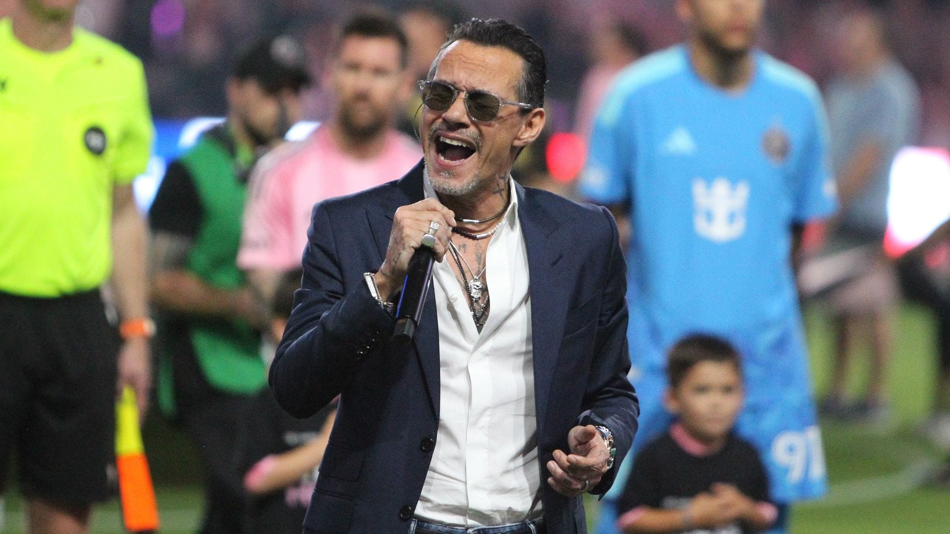 Marc Anthony headlines Inter Miami stadium debut with emotional anthem ...