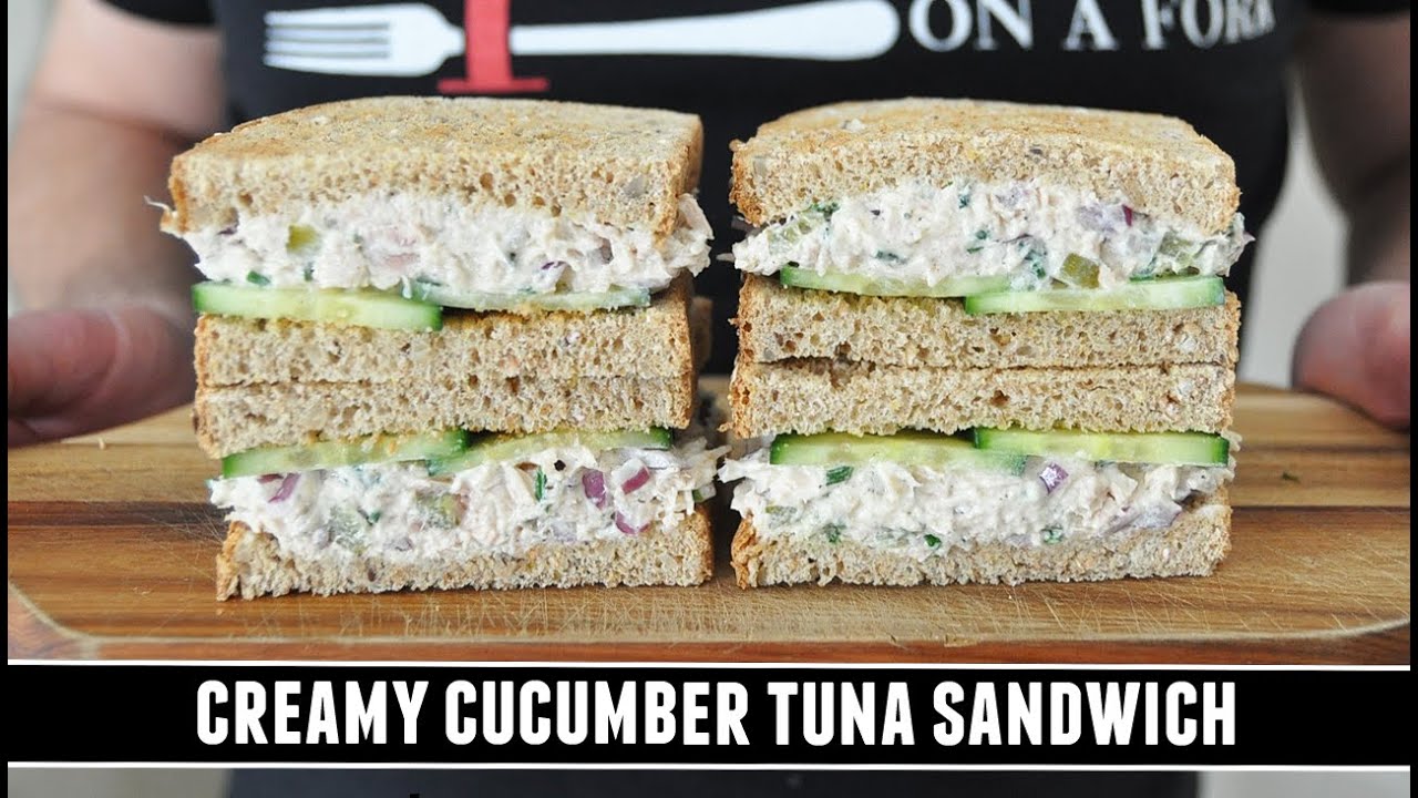Creamy cucumber tuna sandwich: Healthy & delicious 10-minute meal