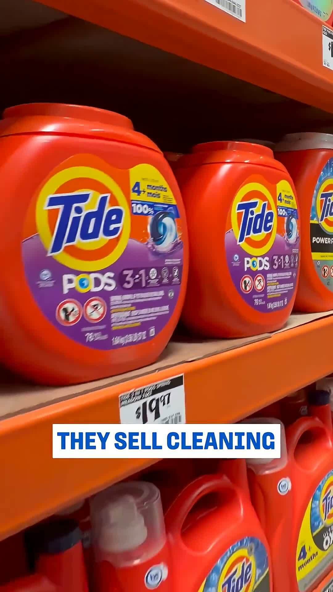 Home Depot hidden clearance — Tide Pods $16?