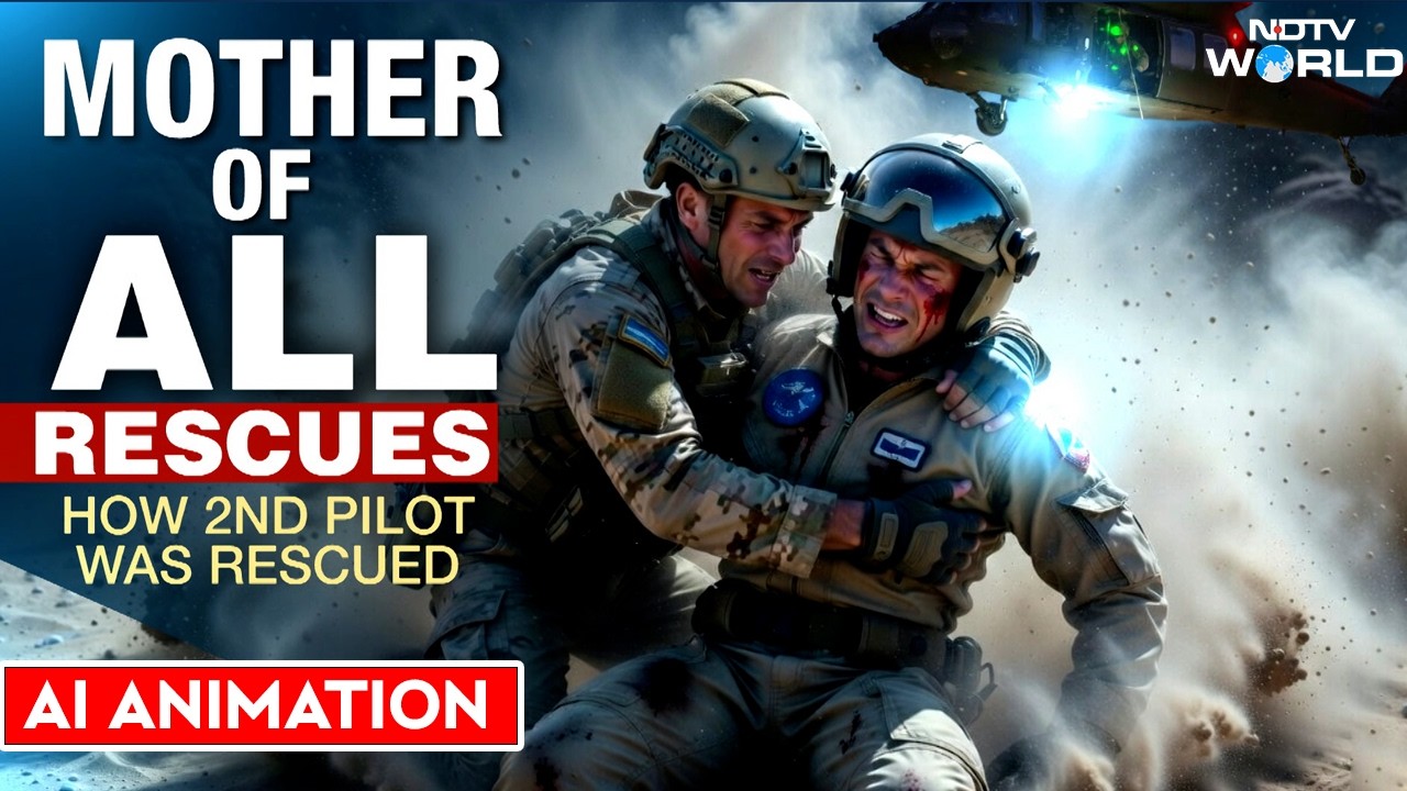 US pilot rescue video | Inside US daring rescue deep in Iran - AI ...