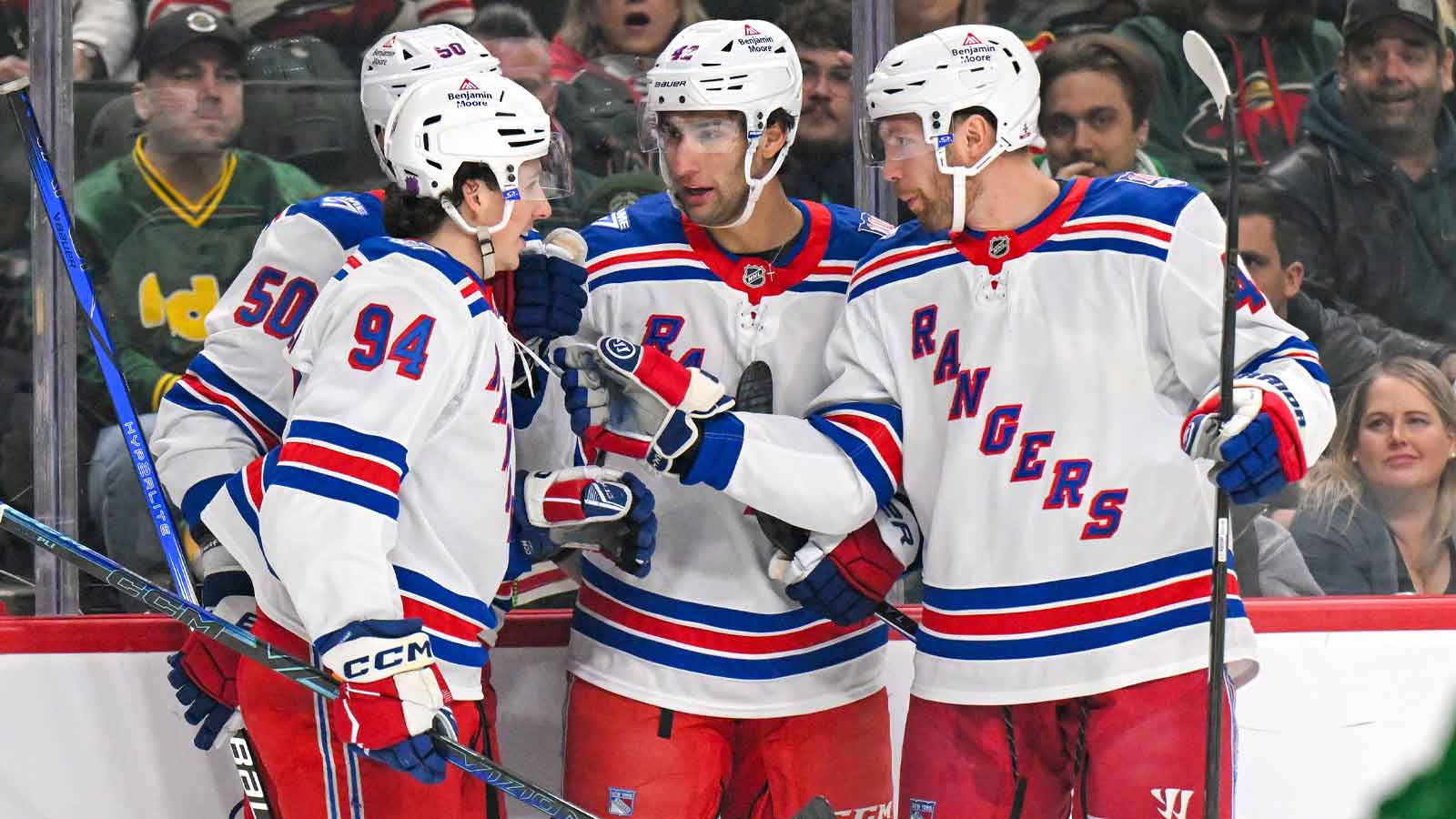 Gabe Perreault, Will Cuylle combine for unique Rangers history