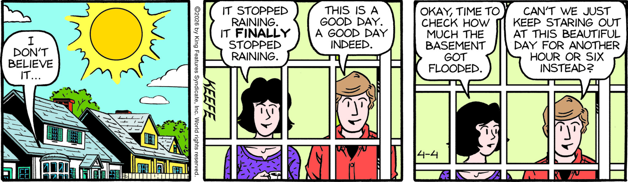 Sally Forth by Francesco Marciuliano; drawn by Jim Keefe