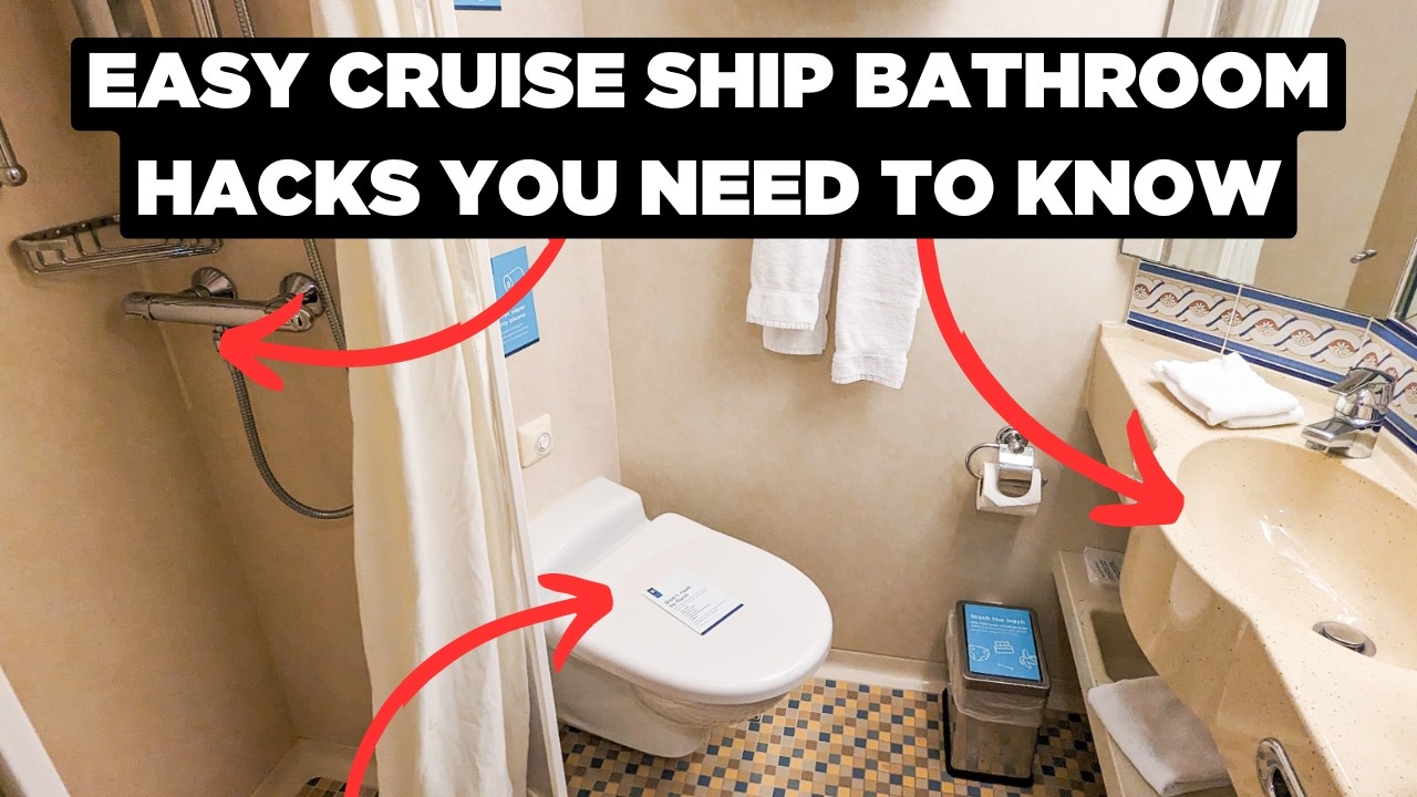 I tried these 7 bathroom hacks on a cruise 🛳️