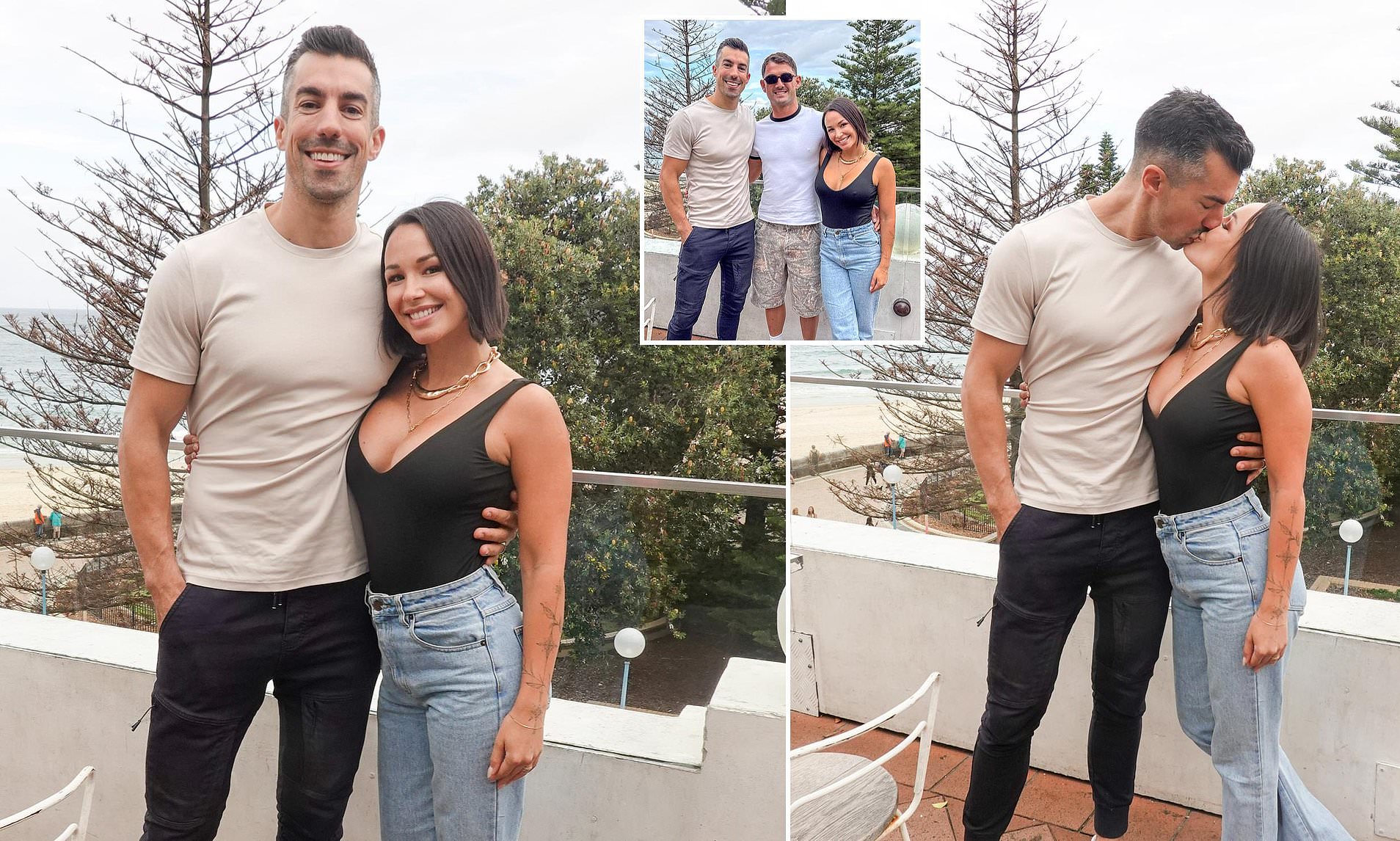 MAFS' lovebirds Stella and Filip pack on PDA as they step out for co ...