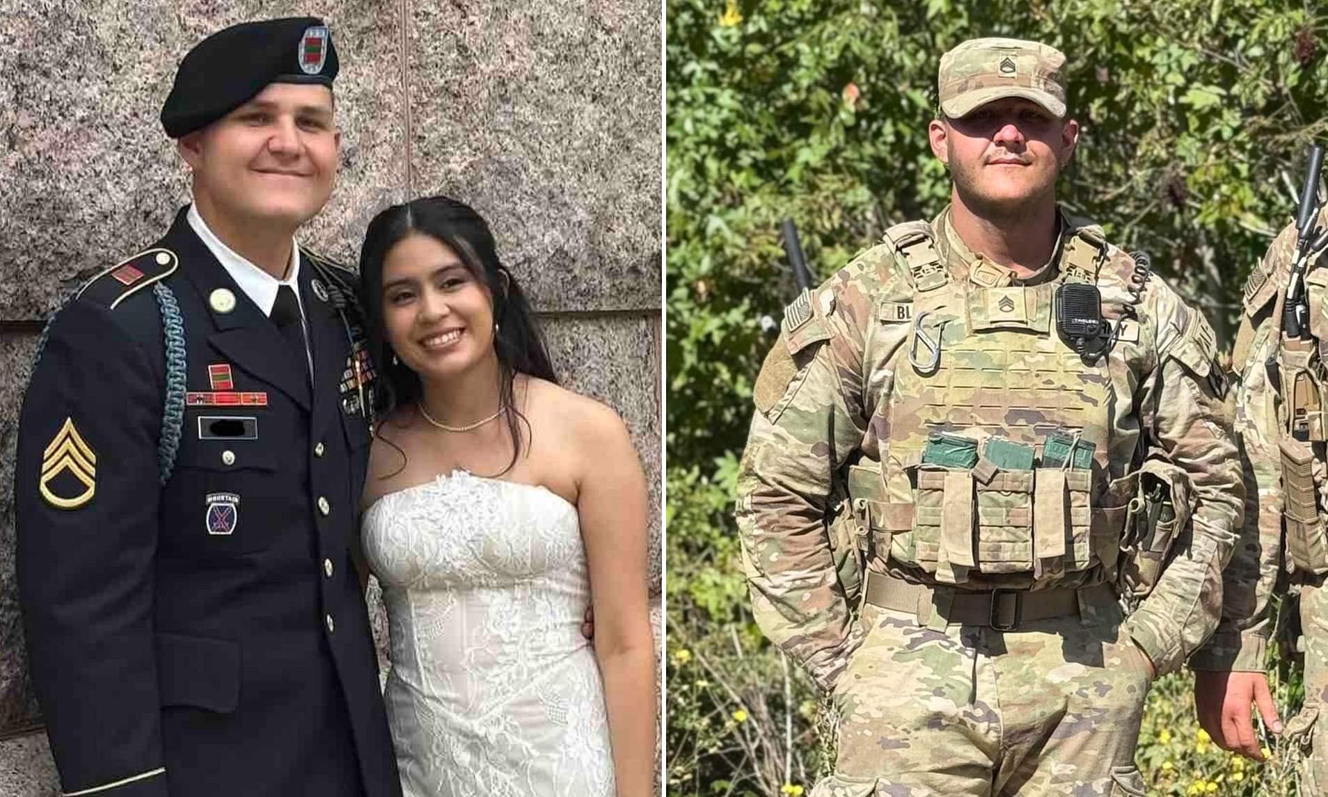 US Army staff sergeant began training for deployment when his wife was ...