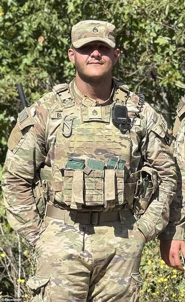 US Army staff sergeant began training for deployment when his wife was ...