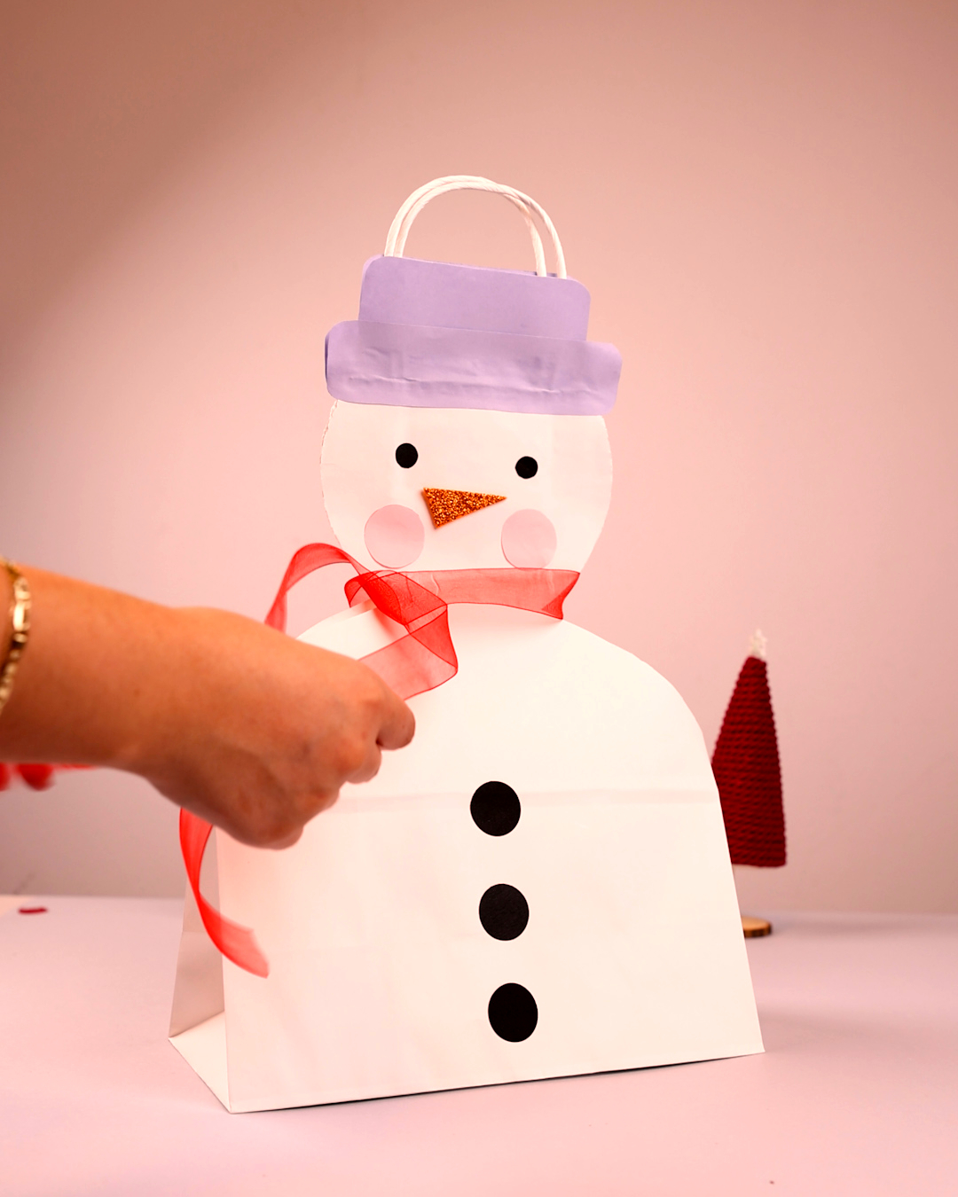 Manualidades de muñecos de nieve de papel para las vacaciones ⛄ ️