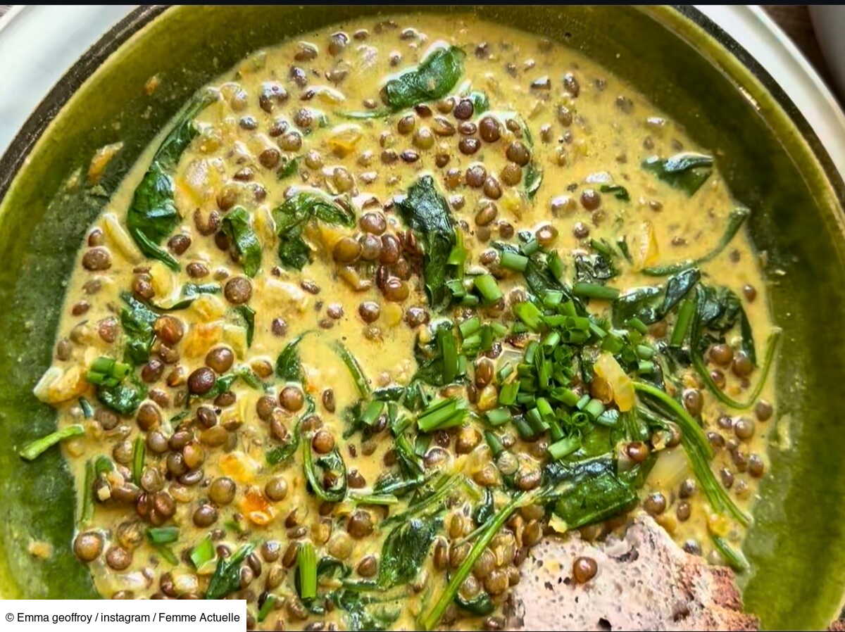 « C’est super sain » : la recette du dahl de lentilles vertes