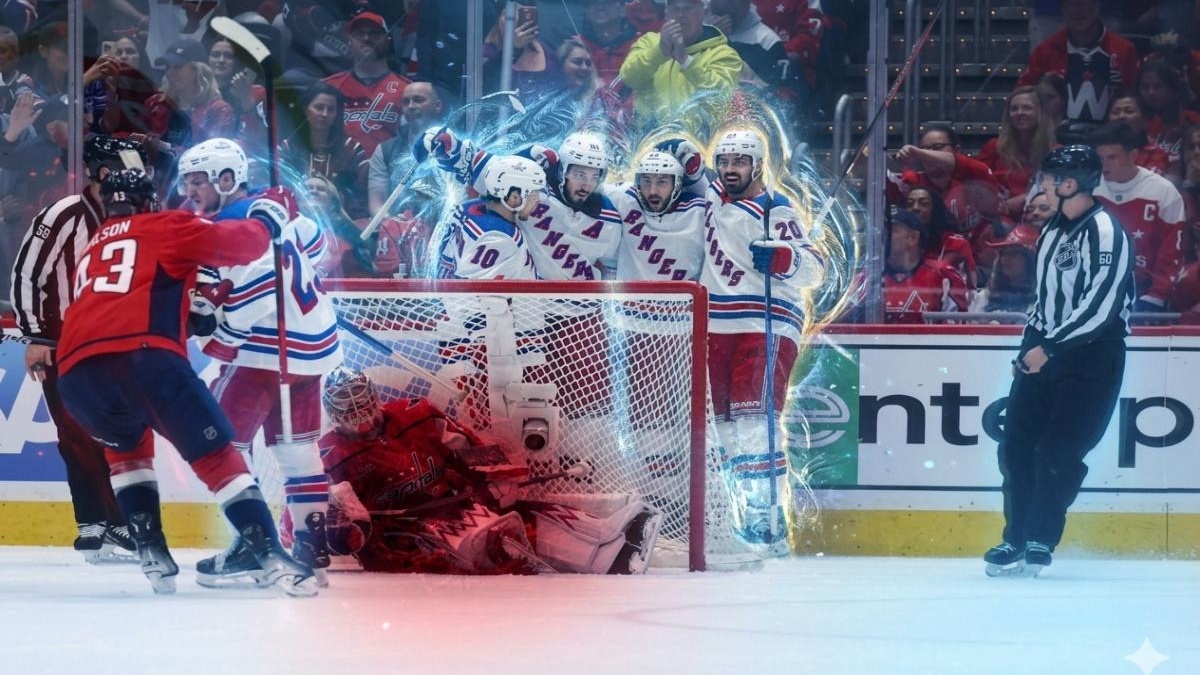 NHL: Rangers Crush Capitals 8-1, Deal Major Blow to Washingtons Playoff ...