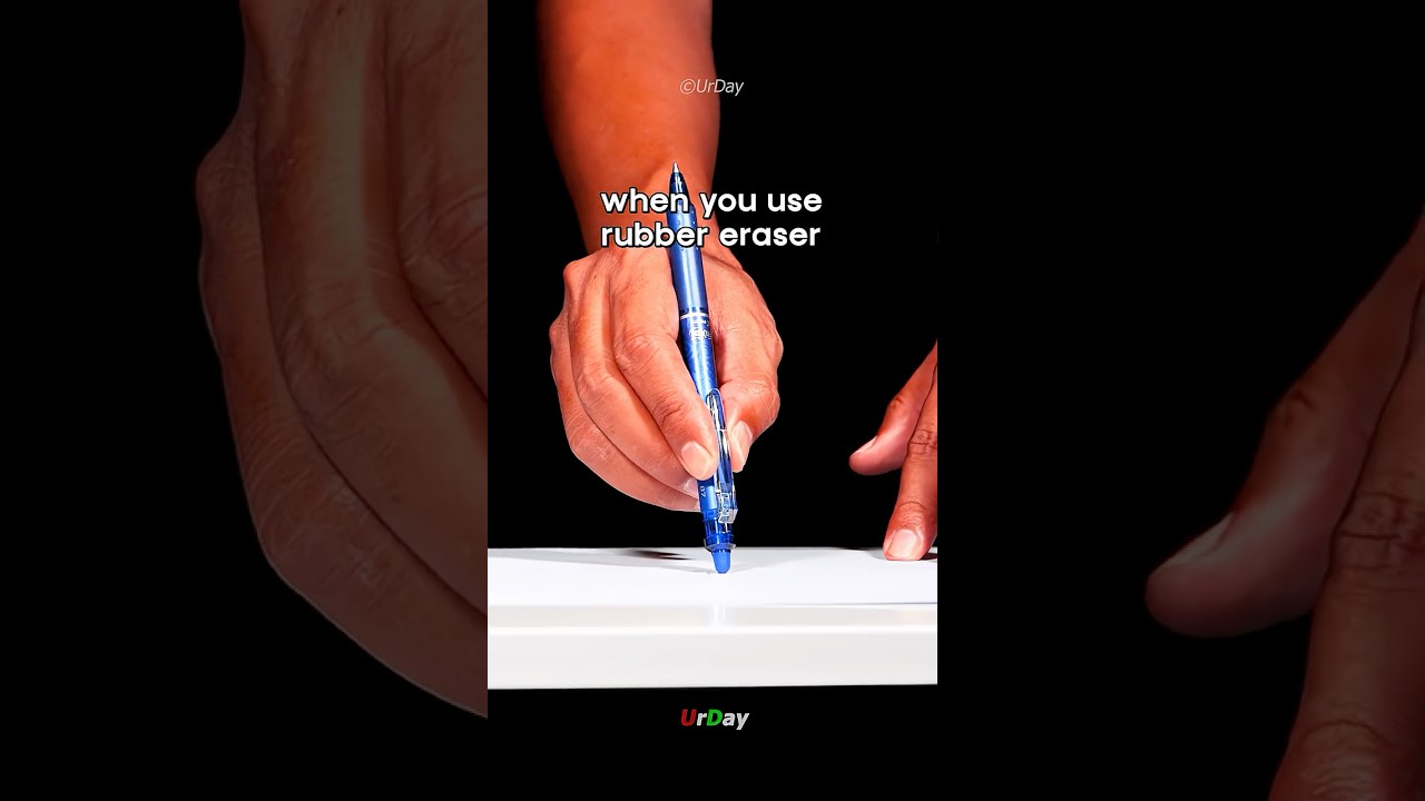 How do erasable pens work? #urday #macro #closeup #howitworks