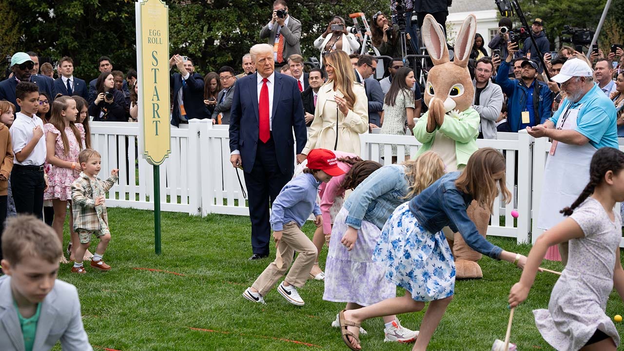 White House Easter Egg Roll 2026: President Trump, first lady welcome ...