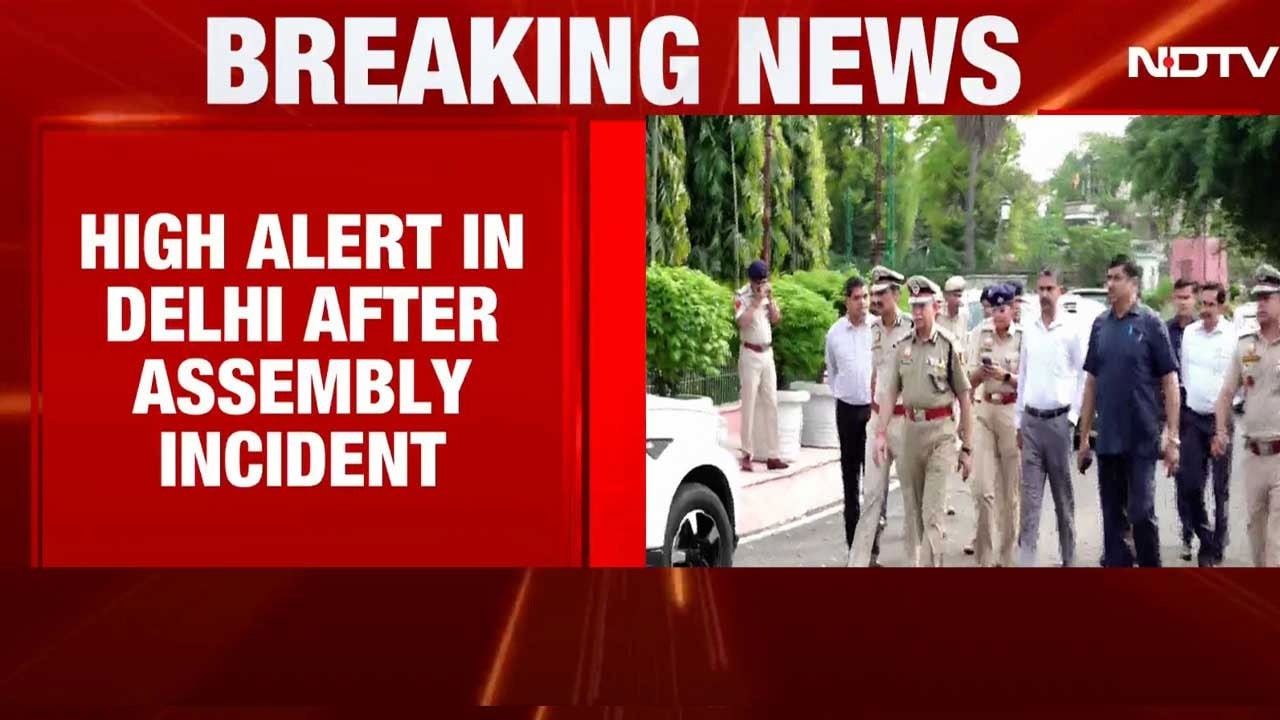 Masked man in car breaks barrier at Delhi Assembly in massive breach, flees