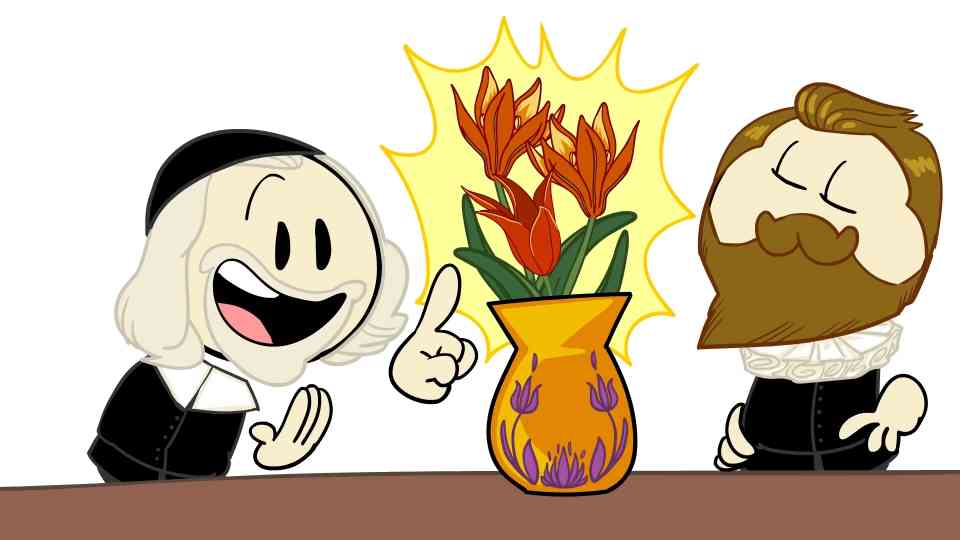 This video shows how tulips turned into a new form of wealth