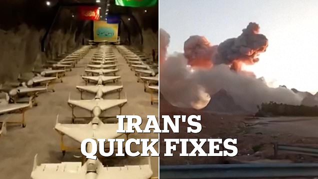Iran fixing bombed missile bunkers 'within hours'