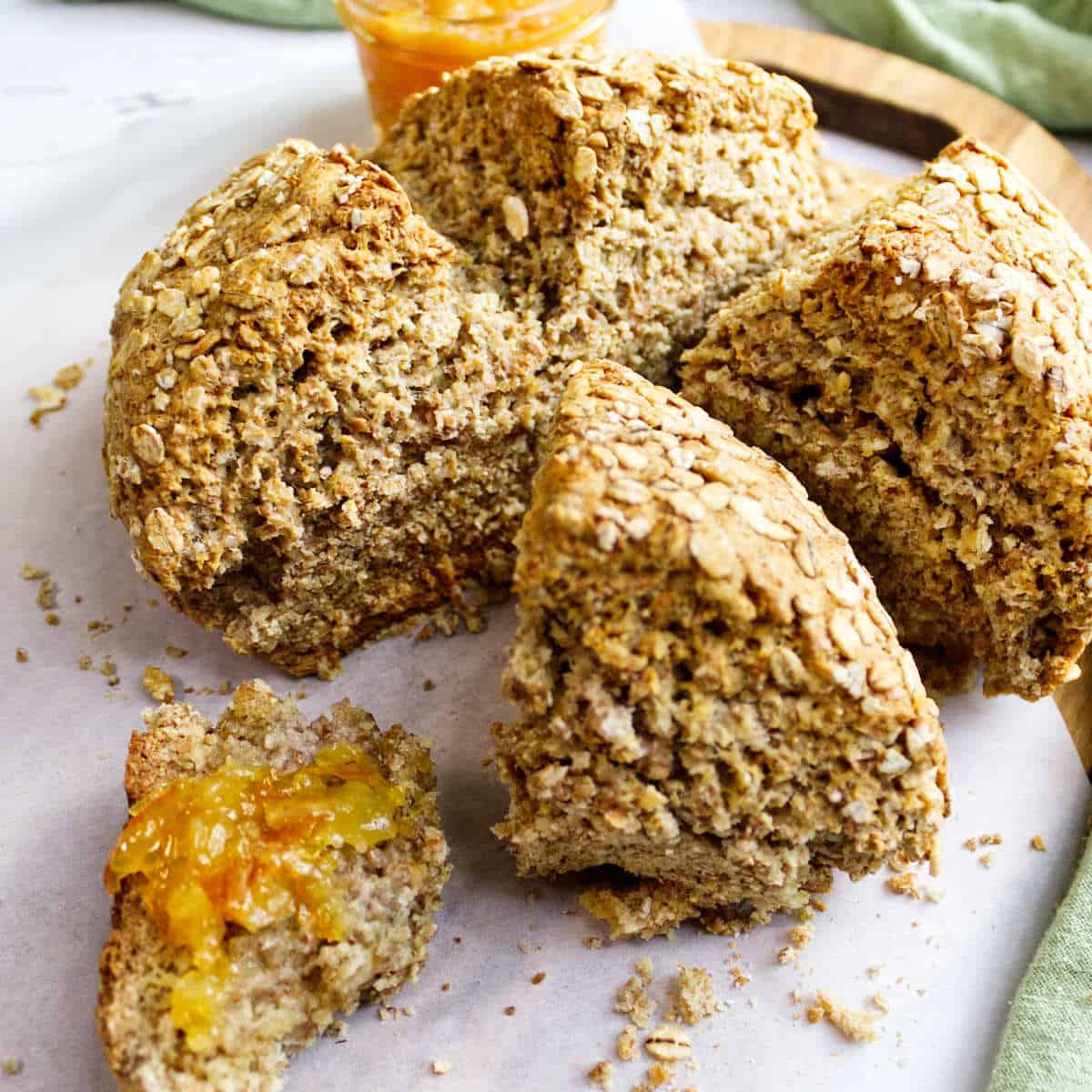 Irish wheaten bread (with US flour)