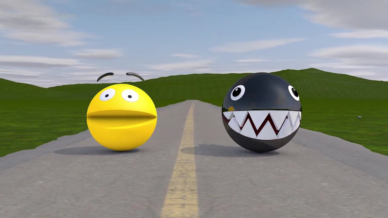 Pacman & Chain Chomp vs Siren Head