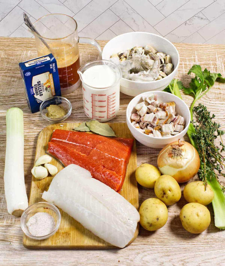 Irish seafood chowder