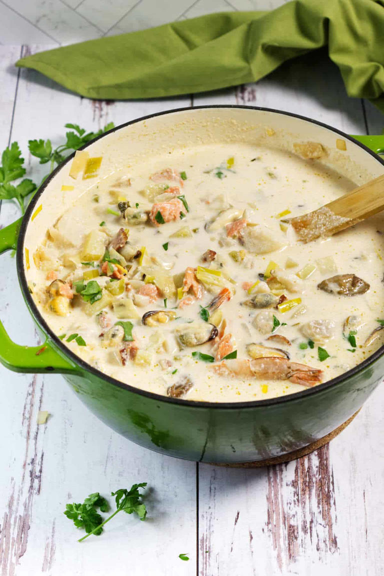 Irish seafood chowder
