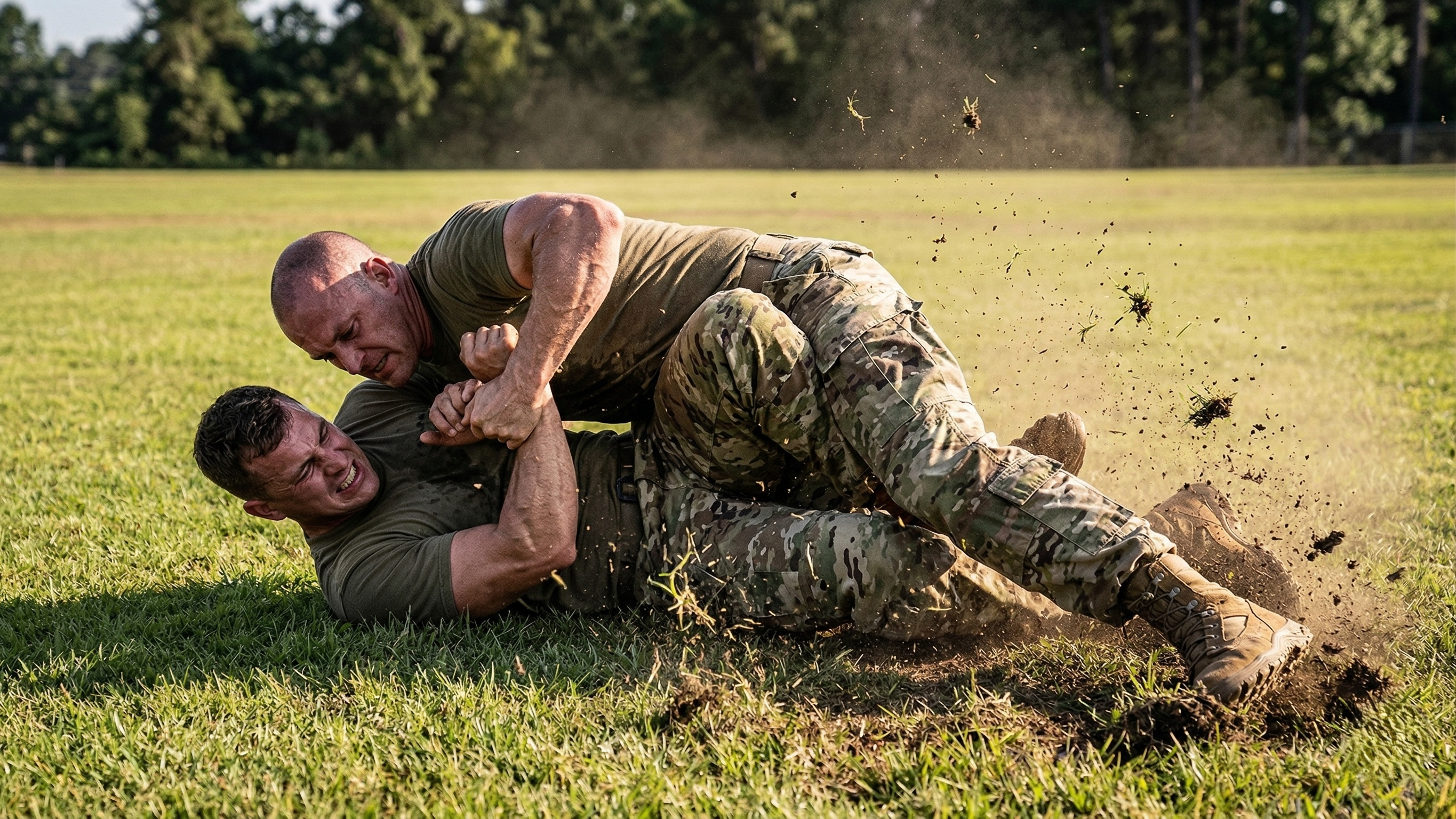Watch what happens when US soldier goes head-to-head with UK soldier