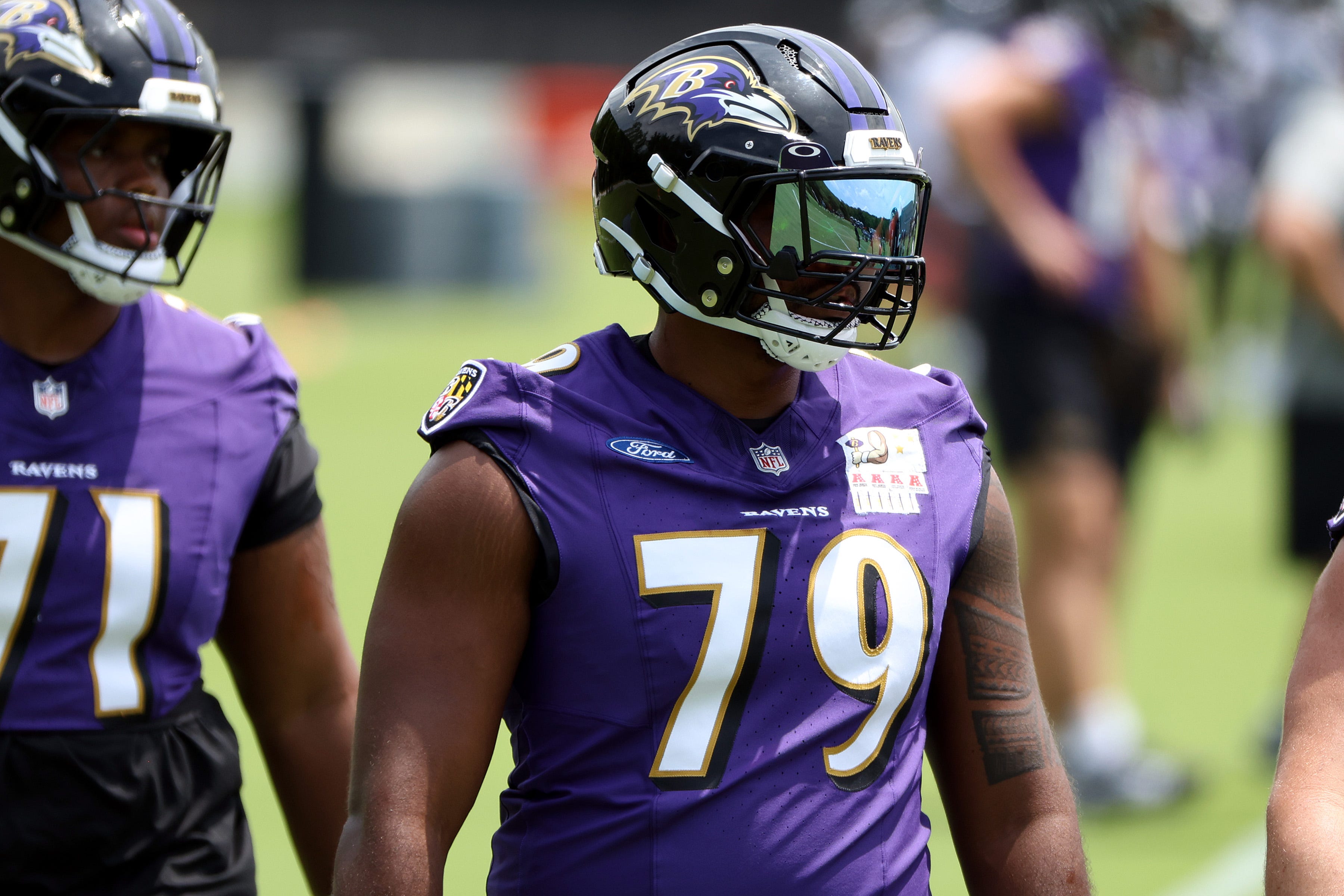 John Simpson learned professionalism from Ravens veterans