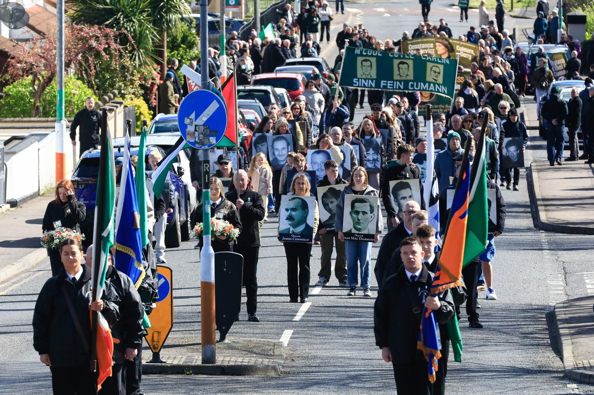 In pictures: Sinn Féin’s 2026 Easter Sunday commemoration in Derry