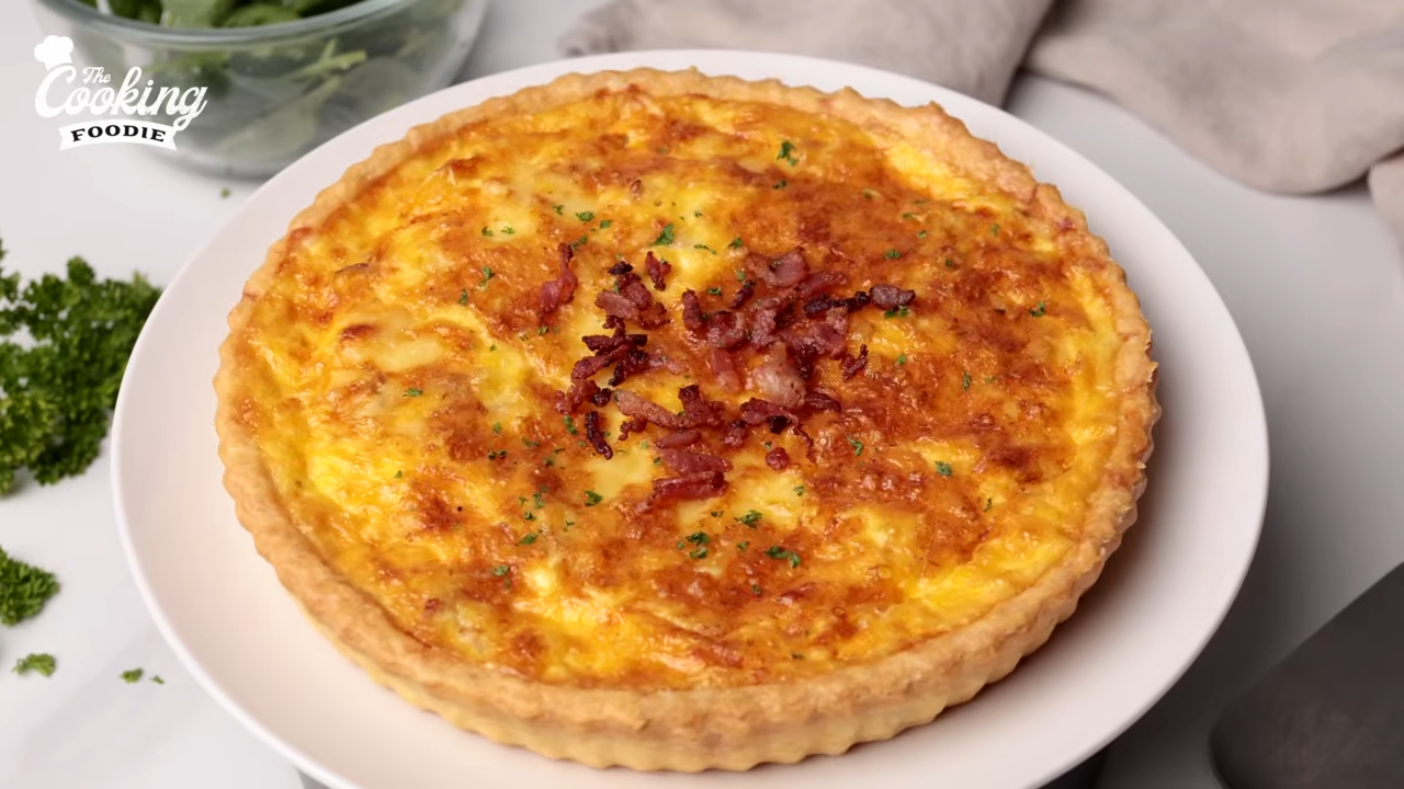 This buttery quiche Lorraine has no business being this perfect