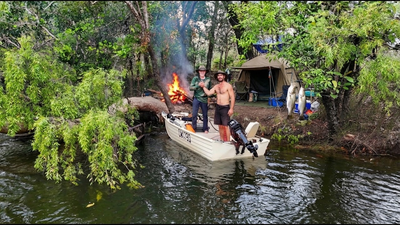 Lost in the wild living off the land with my father