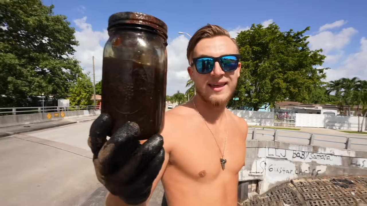 We found a voodoo jar - and it was full of blood