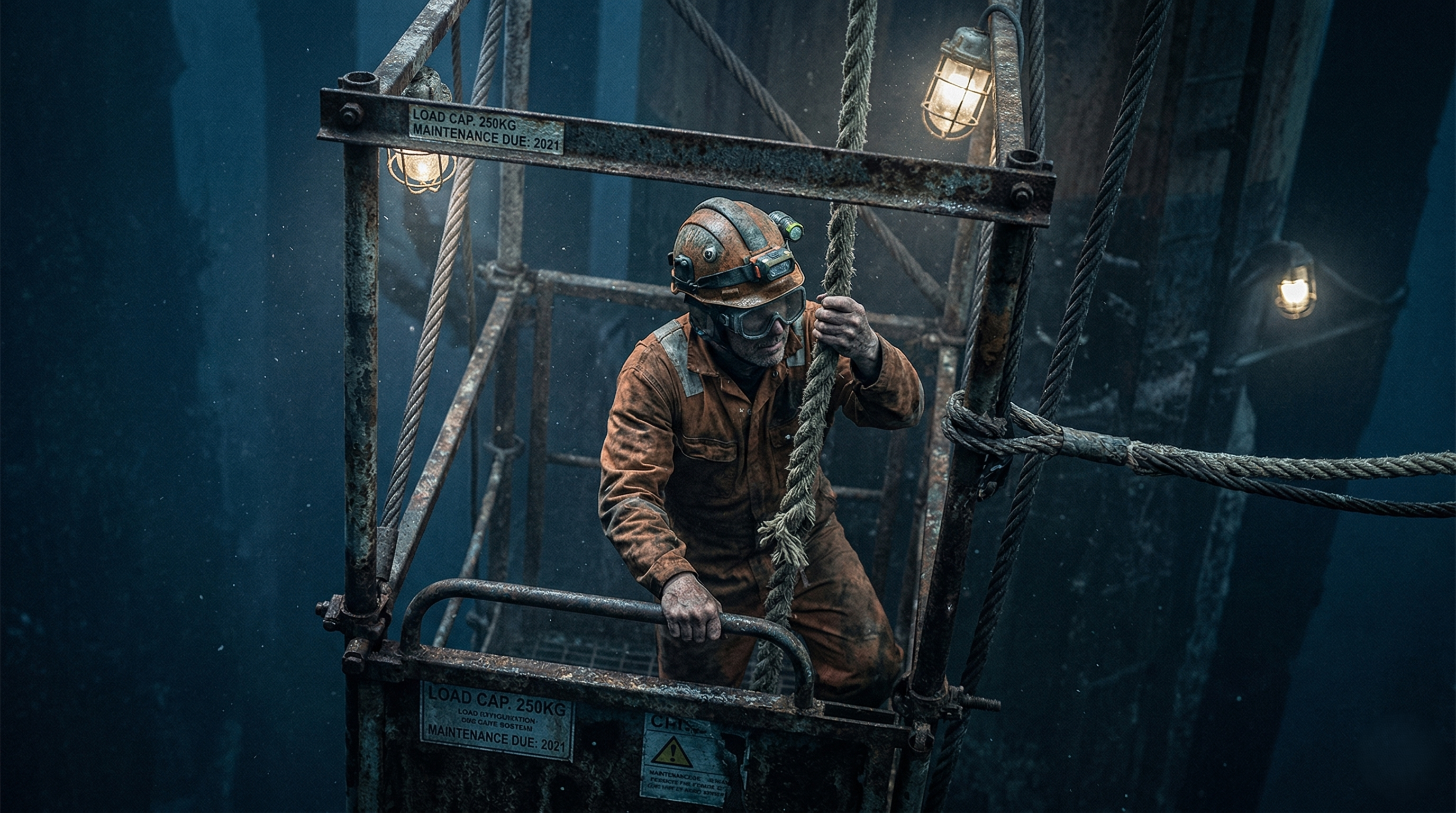 Watch what happened after a cable snapped 520 feet down