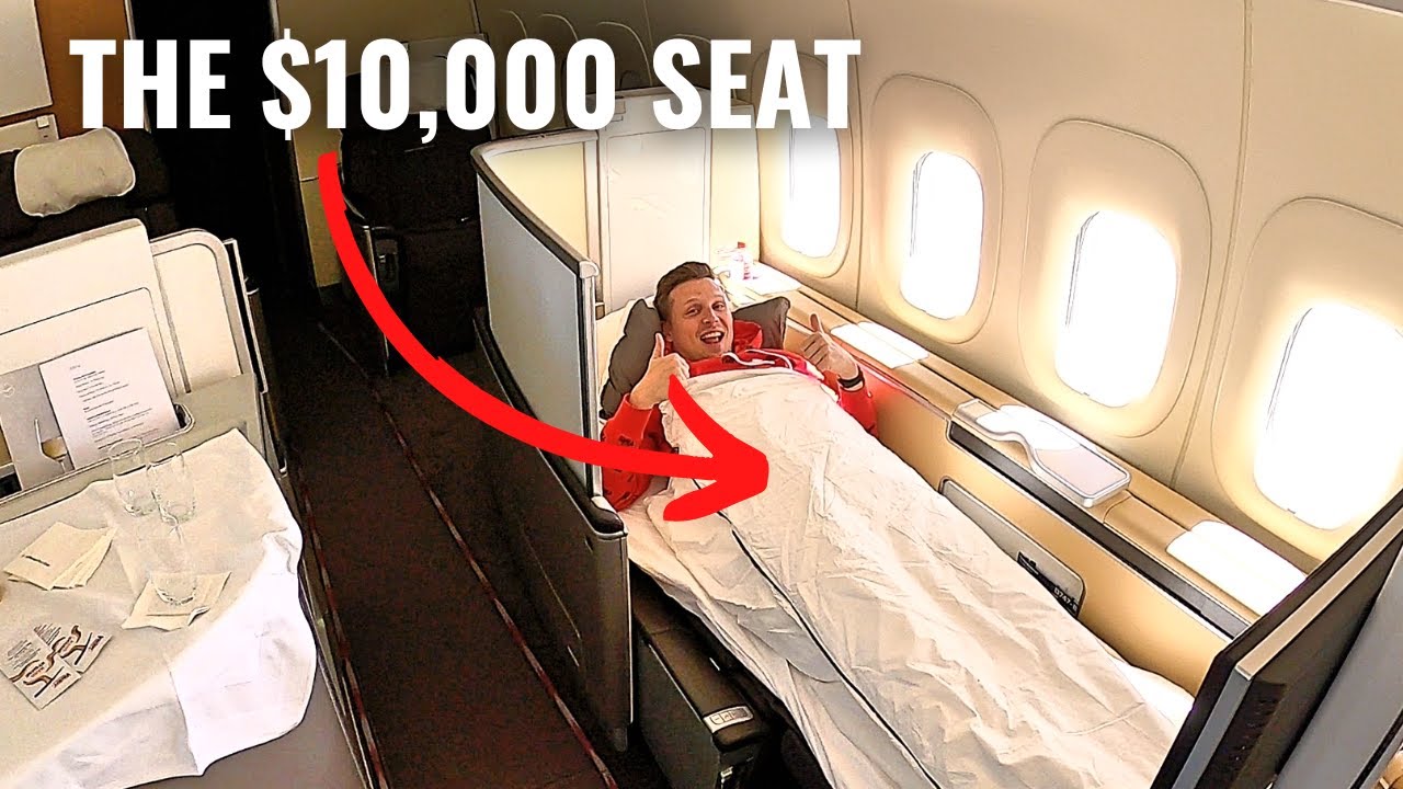 Lufthansa first class on the 747-8 - the $10,000 seat (2021)
