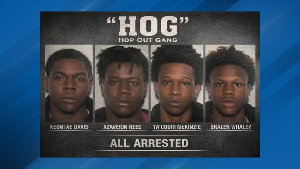 Pine Bluff police arrest four gang members for alleged involvement in ...