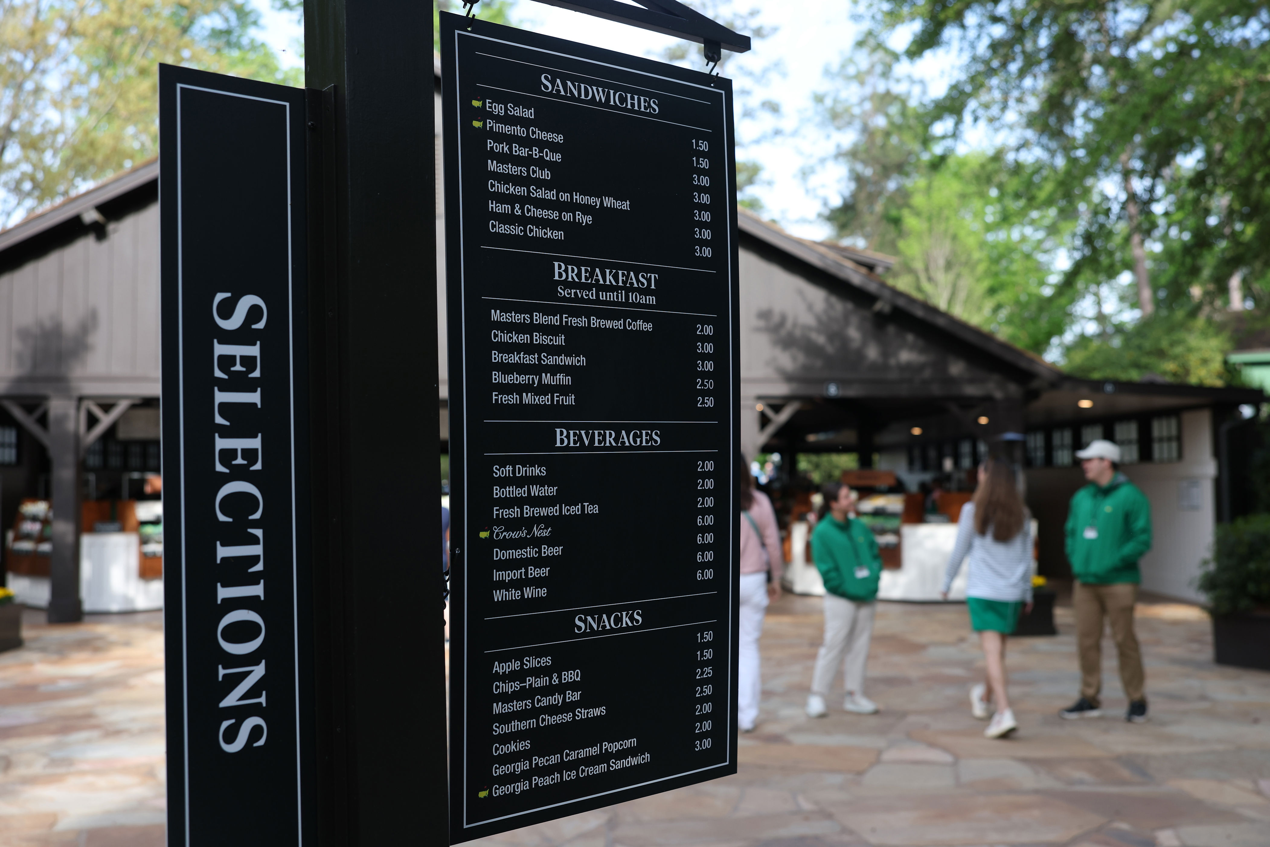 2026 Masters concessions menu: Food choices and food prices at Augusta ...