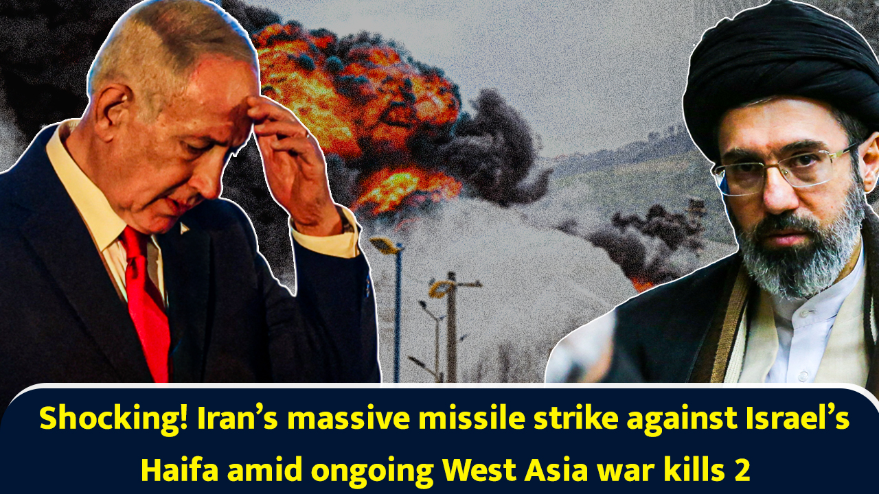 Shocking! Iran’s massive missile strike against Israel’s Haifa amid ...