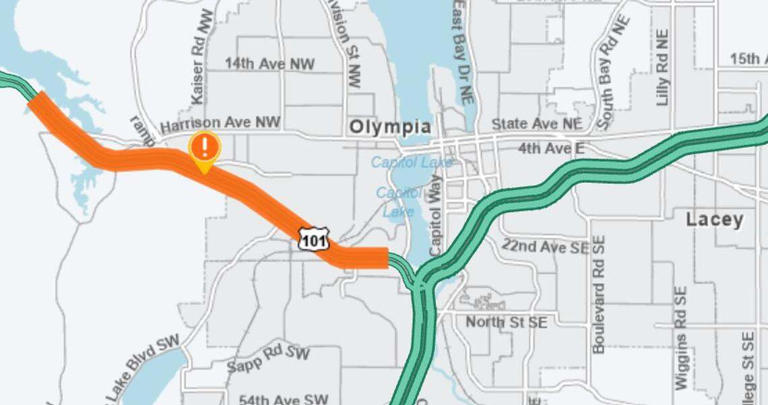 Olympia drivers to see lane closures and delays on US 101 this week ...
