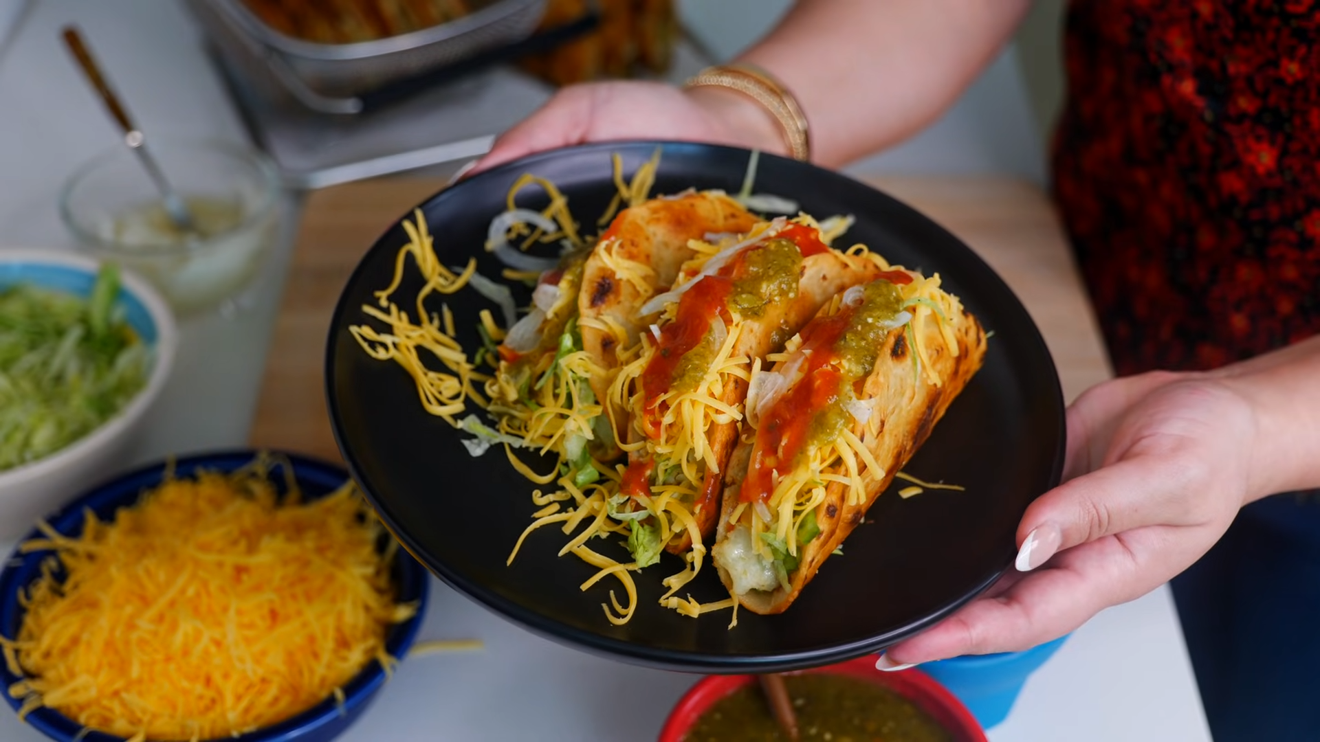 Simple vegetarian tacos with big flavor