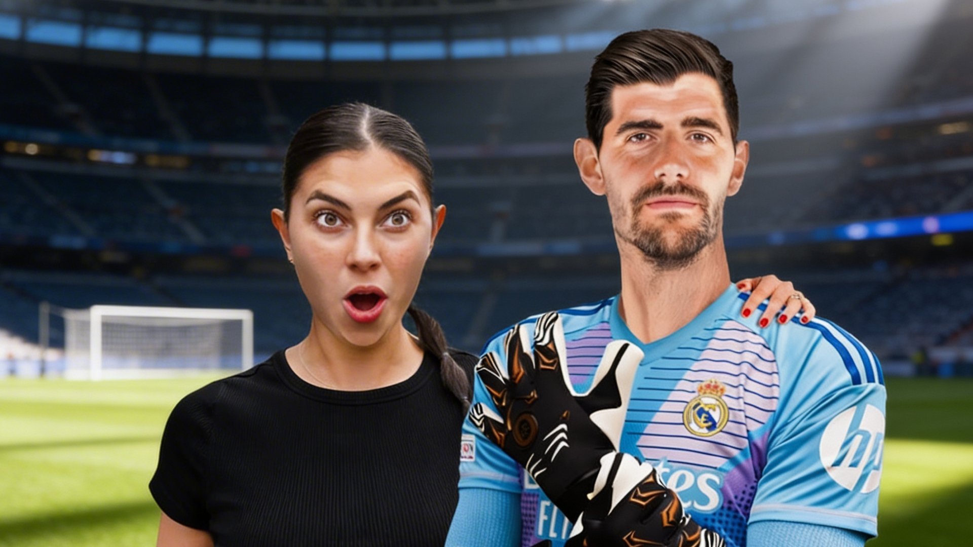I tested my reflexes against Courtois!