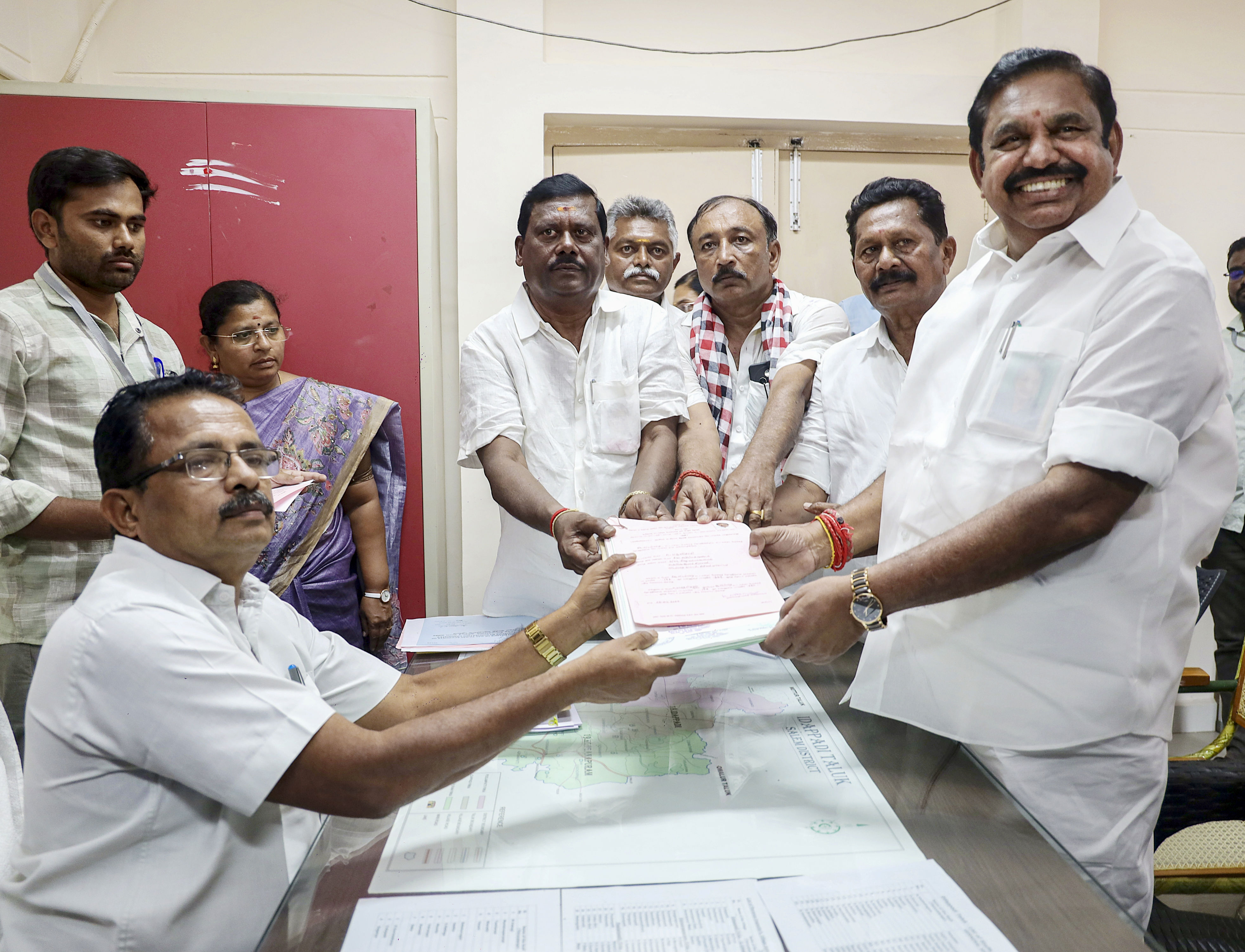 AIADMK chief Palaniswami, leaders file nominations on last day for Apr ...