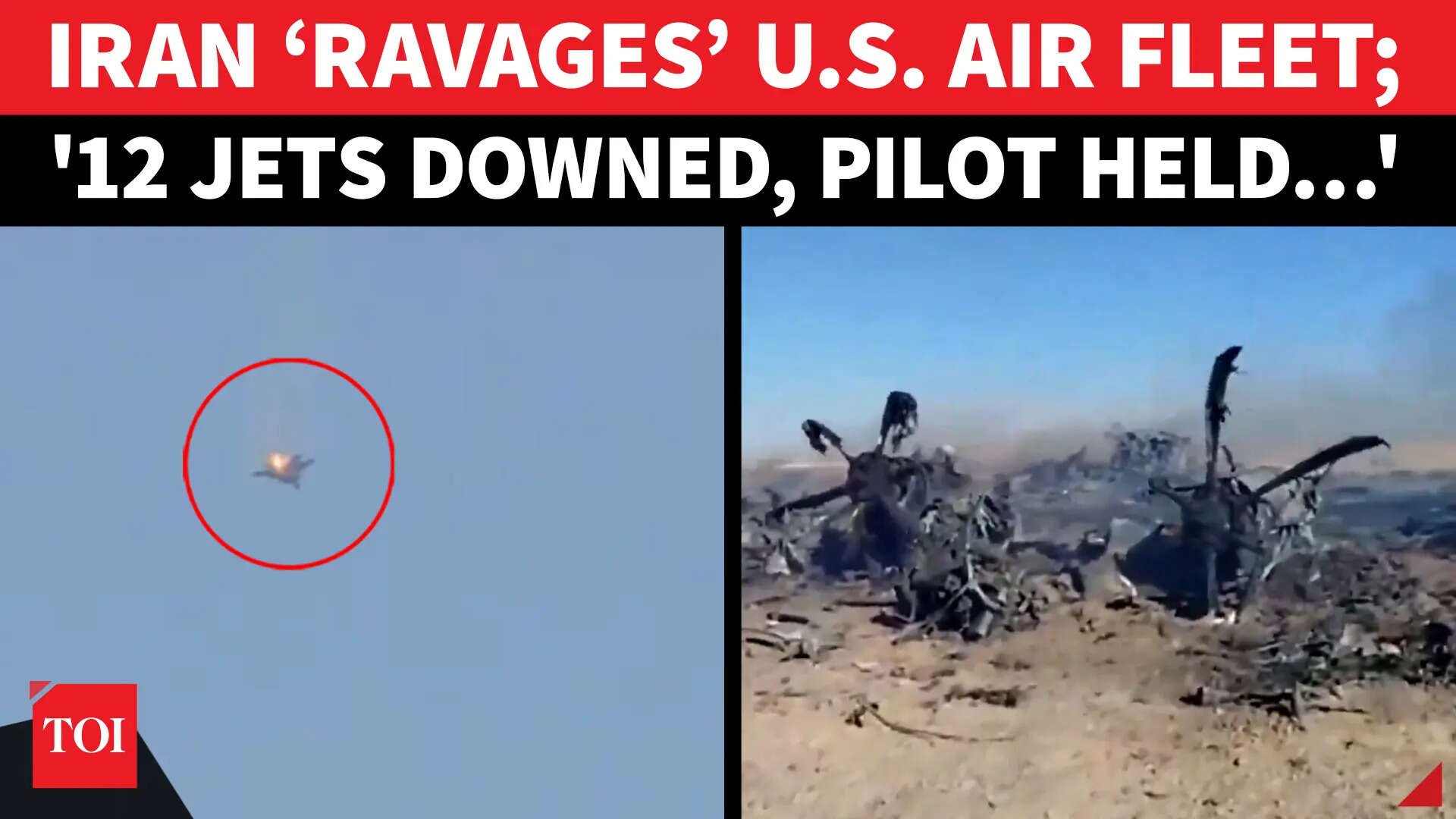 Iran shreds US air fleet: '12 jets lost & pilot captured' | High drama ...