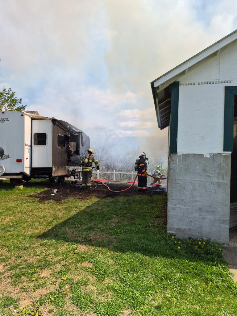 Roads closed as crews respond to barn fire in Shenandoah County