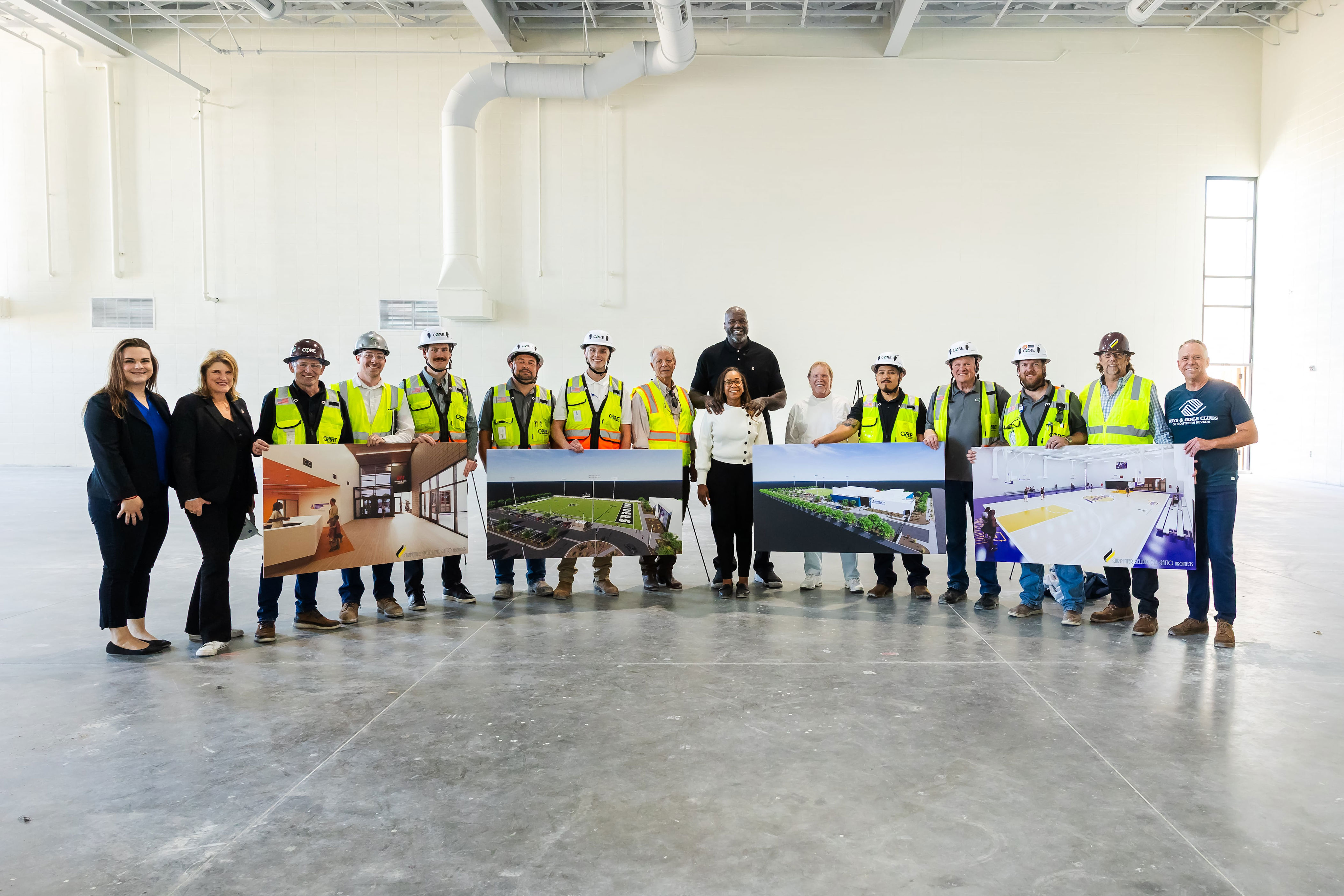 Shaq returns to Las Vegas youth complex site as $24M project reaches ...