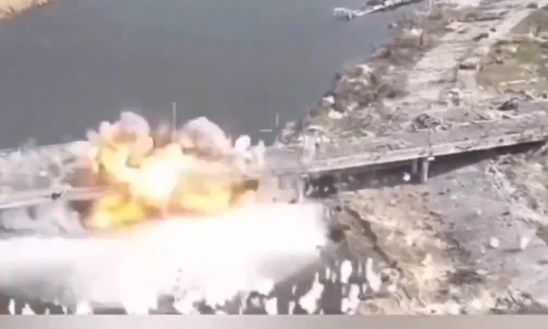 Ukrainian forces 'used British drones to destroy Russian-held bridge ...