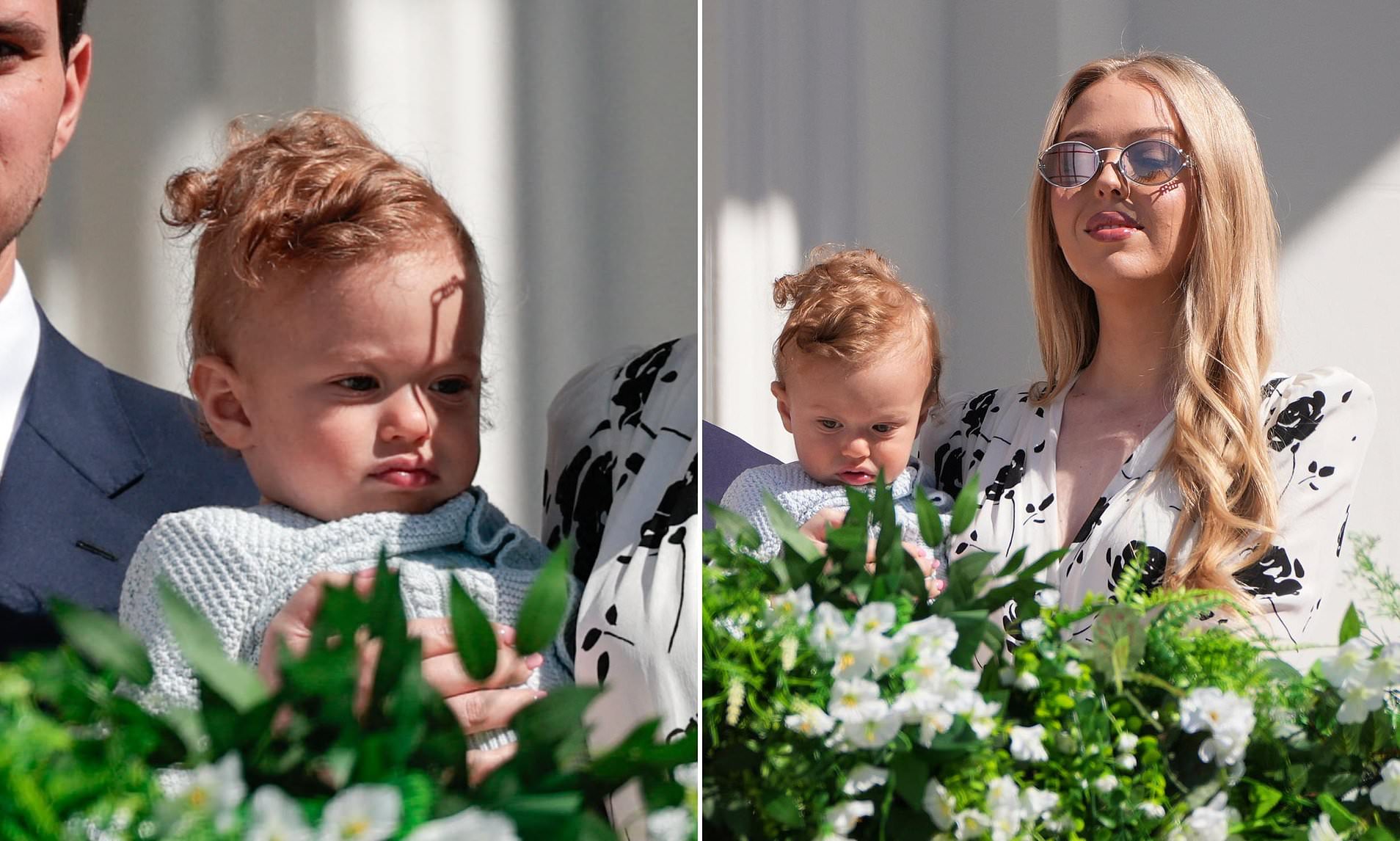 Tiffany Trump's adorable baby son makes rare public appearance at White ...