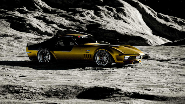This reimagined 1969 Corvette Astrovette restomod celebrates Artemis II ...