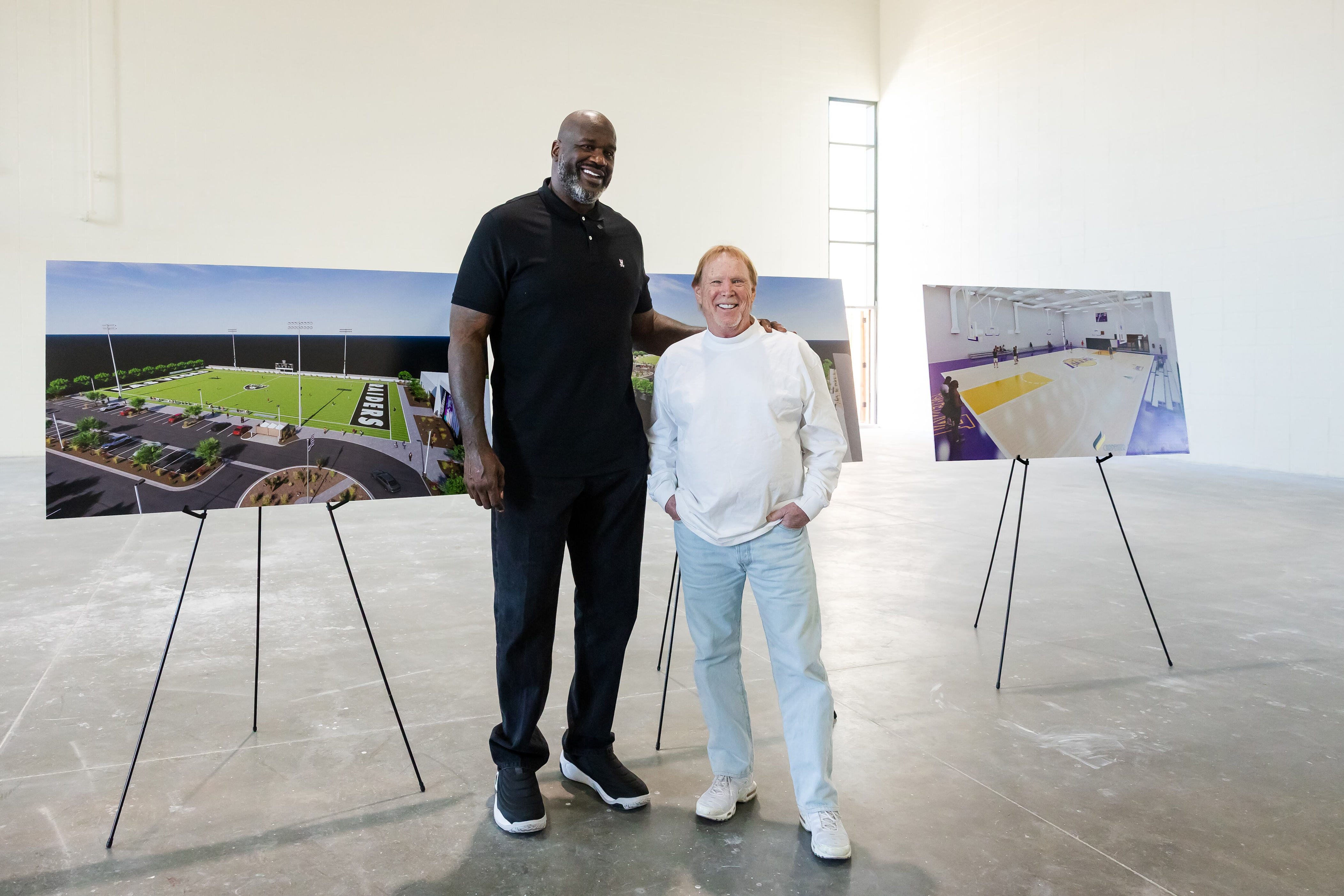 Shaq returns to Las Vegas youth complex site as $24M project reaches ...