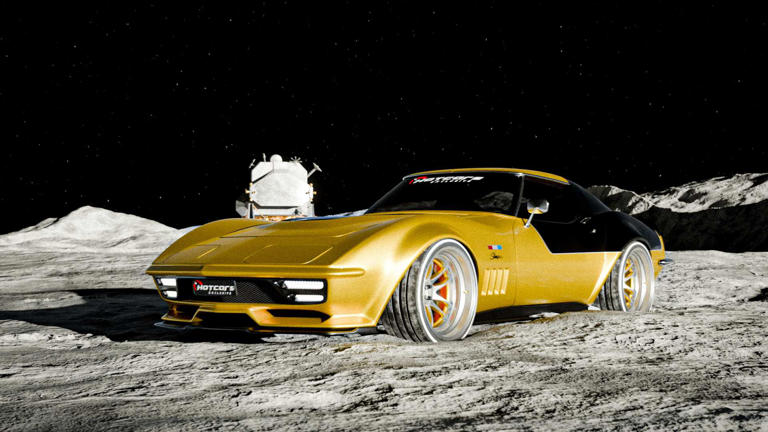 This reimagined 1969 Corvette Astrovette restomod celebrates Artemis II ...