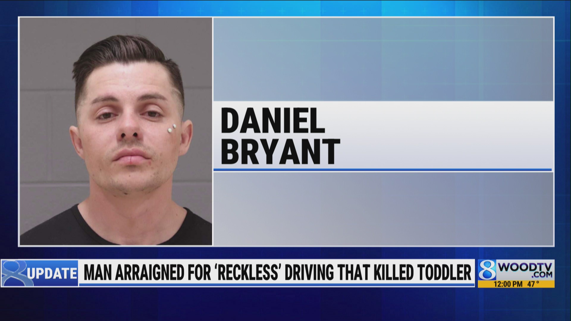 Father figure arraigned for reckless driving that killed toddler