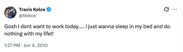 NASA just unearthed a 16-year-old Travis Kelce tweet and the internet ...